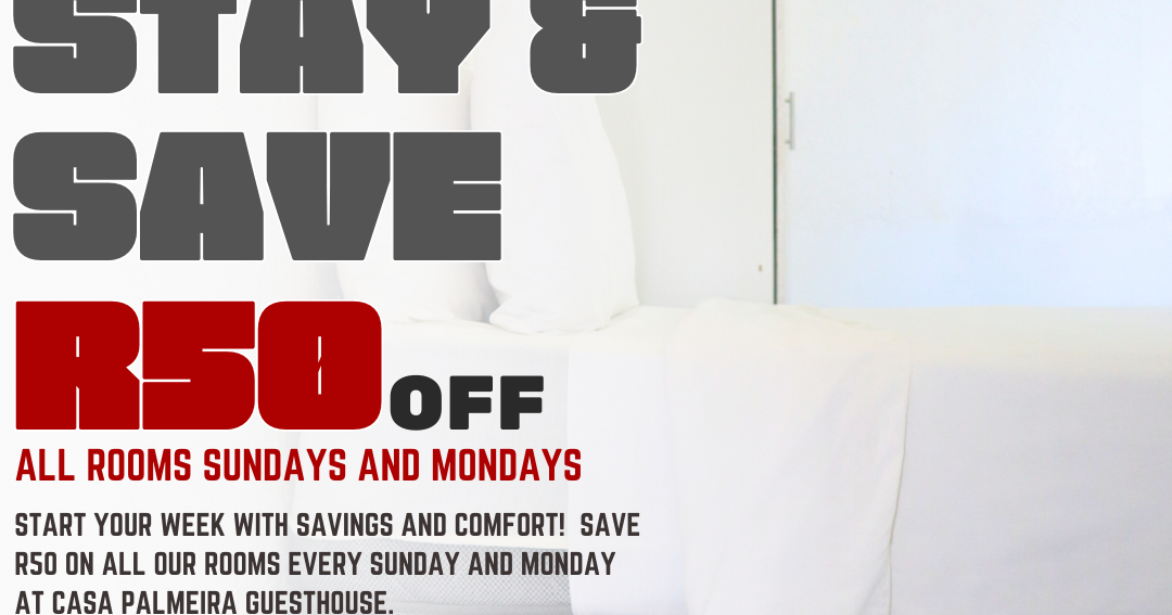Stay & Save - Casa Palmeira Guesthouse