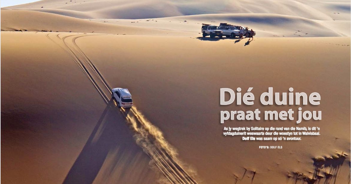 WegRy Magazine Feature August 2013 - Faces of the Namib
