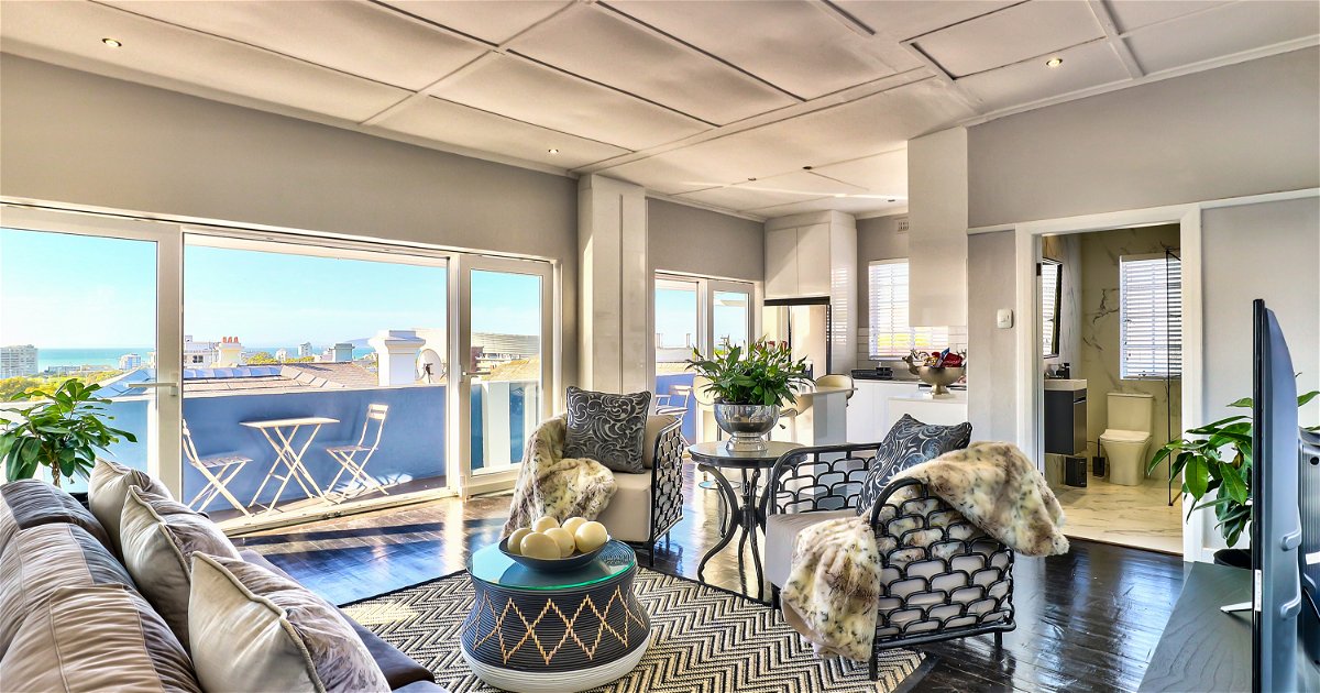 Penthouse Studio Apartment A & B with Sea view - Villa Rosa Guest House