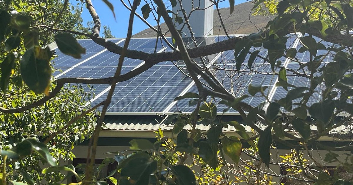 We are on Solar - The Volmoed Trust